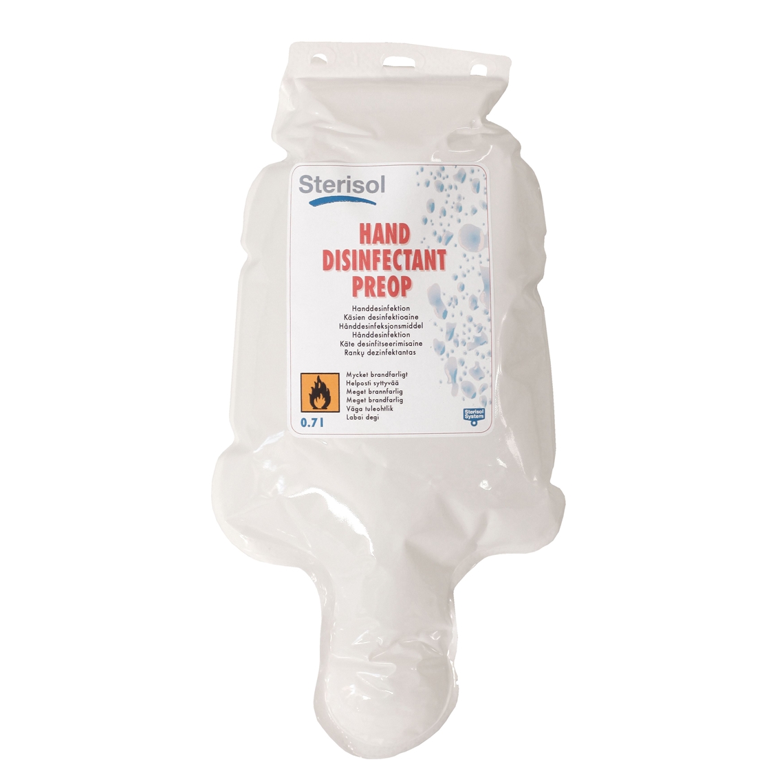 Passer i tradisjonelle Sterisol 0,7l system dispensere | Mediq